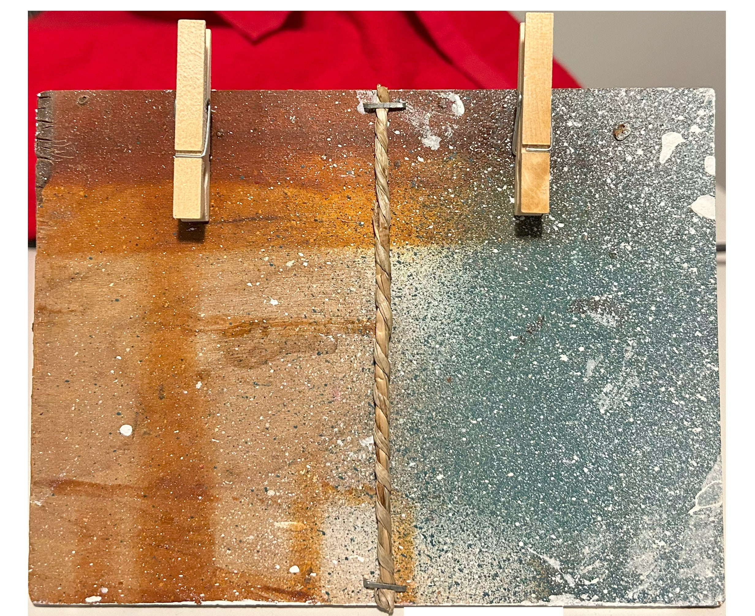 Handmade Clothespin Frame Rustic Photo Display Custom Photo Holder ...