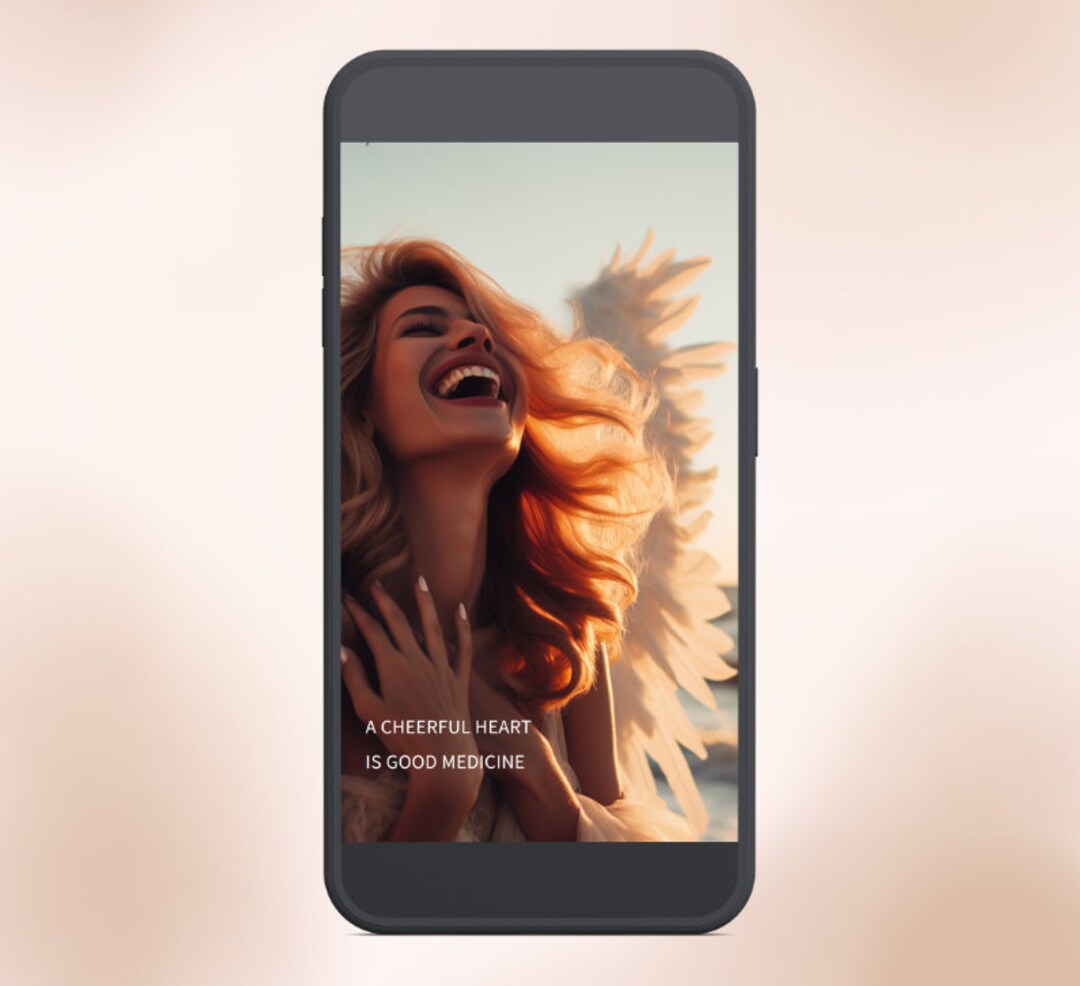 Angel Phone Wallpaper | Digital Download | Aesthetic Phone Background ...