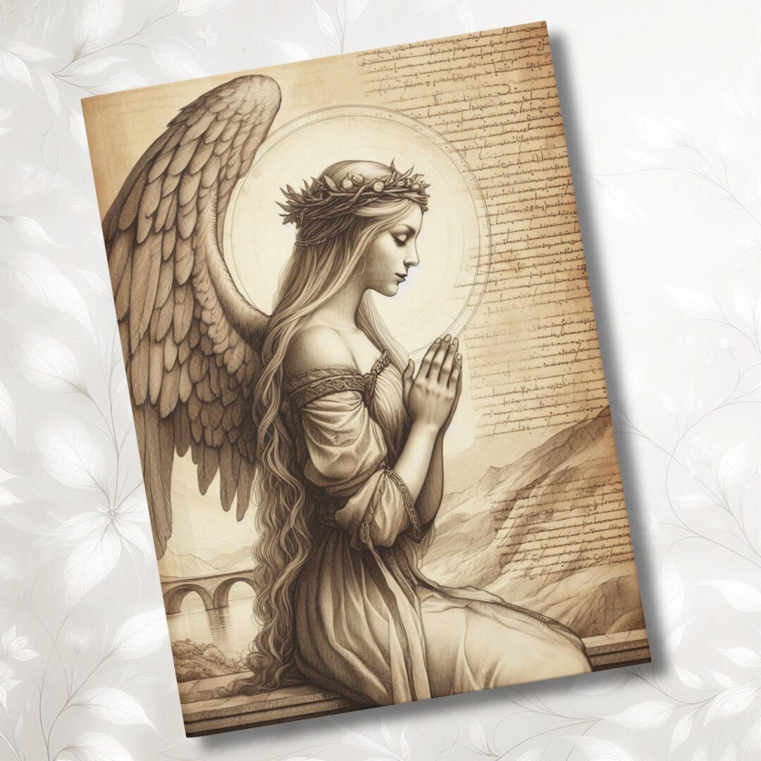 Angel Journal Ethereal Devotion & Spiritual Reflections Notebook for ...