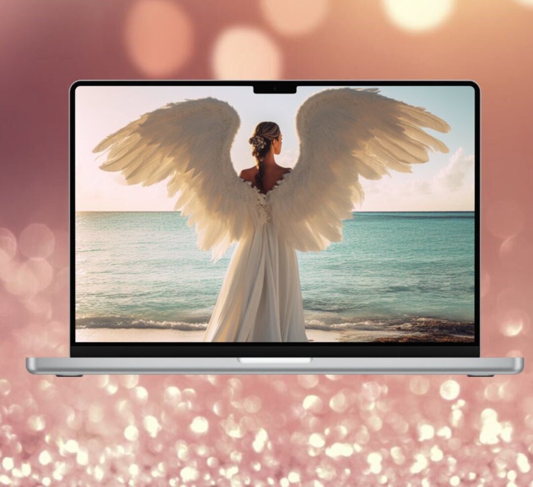 Aesthetic Angel Computer Wallpaper | Desktop Laptop Background ...