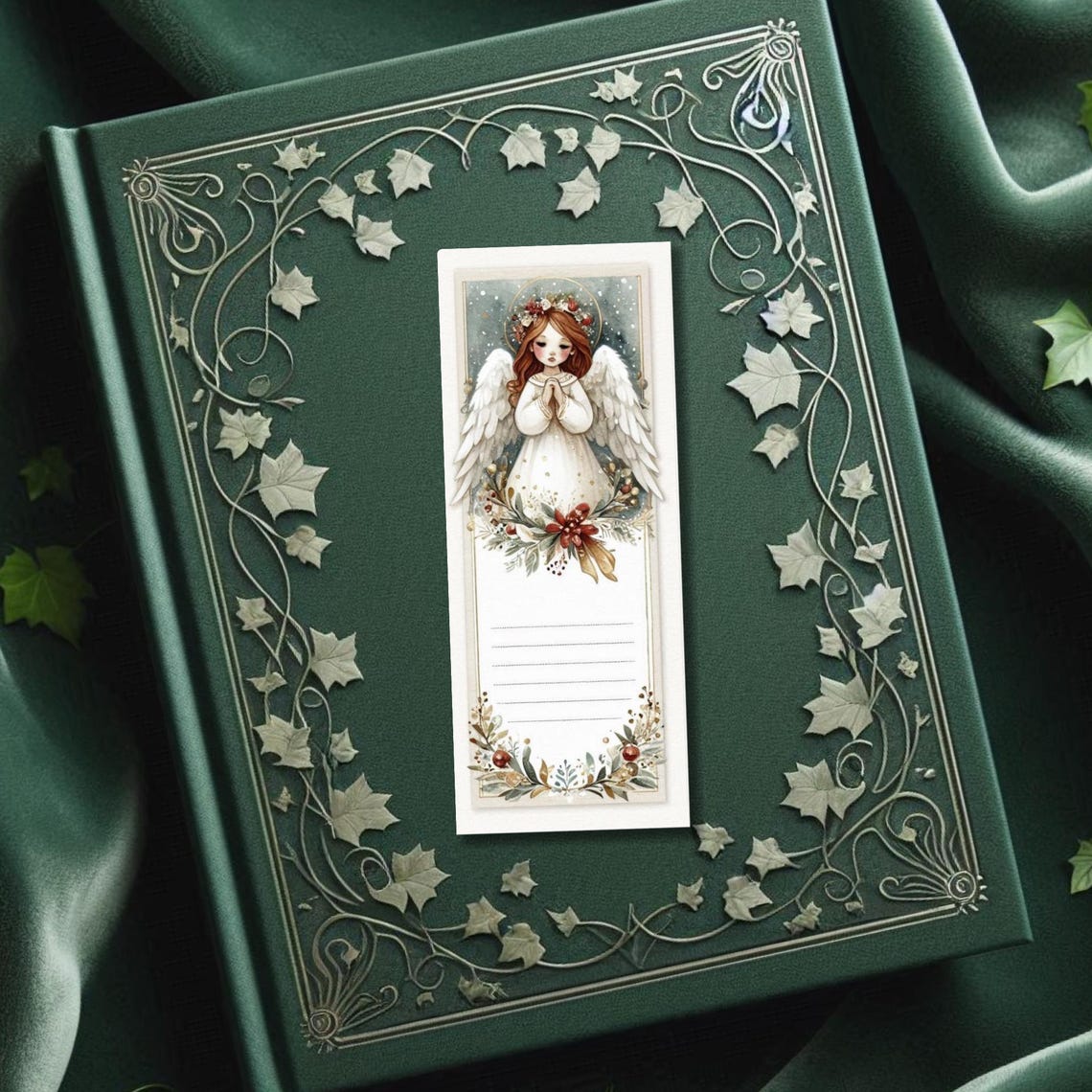 Angel Bookmarks Set of 9 Digital Download Christmas Angel Art Printable ...