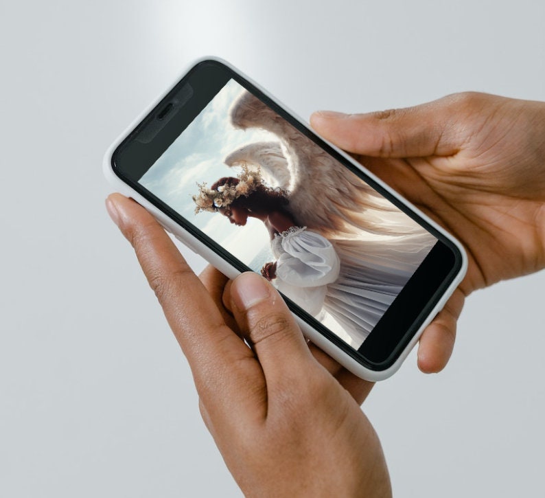 Angel Phone Wallpaper Digital Download Aesthetic Phone Background ...