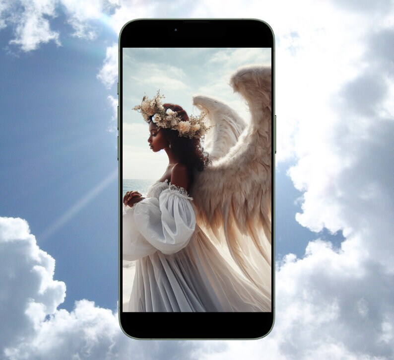 Angel Phone Wallpaper Digital Download Aesthetic Phone Background ...