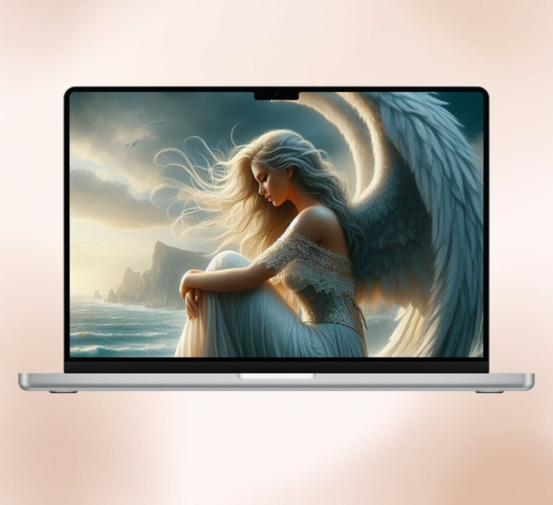 Aesthetic Angel Computer Wallpaper | Desktop Laptop Background ...
