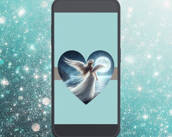 Angel Phone Wallpaper | Digital Download | Aesthetic Phone Background ...