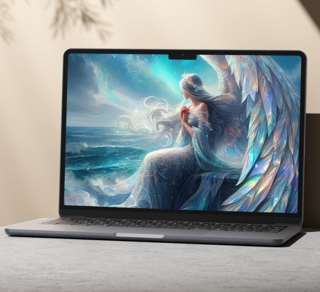 Aesthetic Angel Computer Wallpaper | Desktop Laptop Background ...