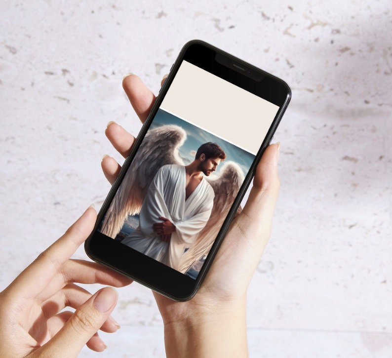 Angel Phone Wallpaper Digital Download Aesthetic Phone Background ...