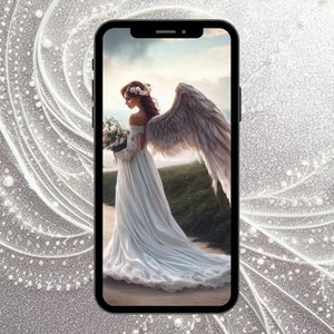 Angel Phone Wallpaper Digital Download Aesthetic Phone Background ...
