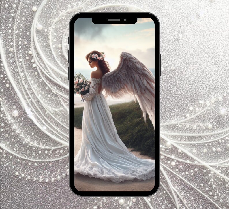 Angel Phone Wallpaper Digital Download Aesthetic Phone Background ...