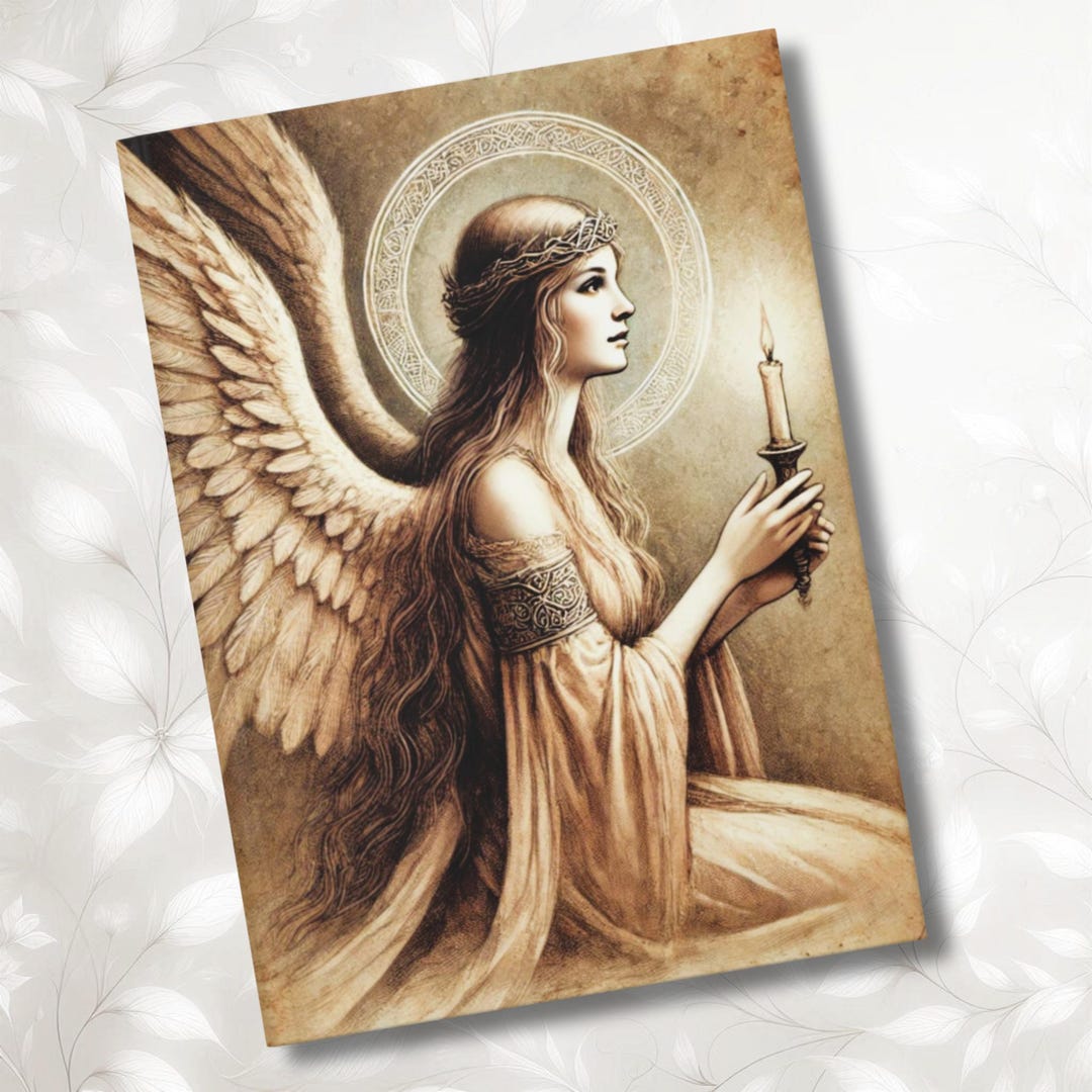 Angel Journal Ethereal Devotion & Spiritual Reflections Notebook for ...