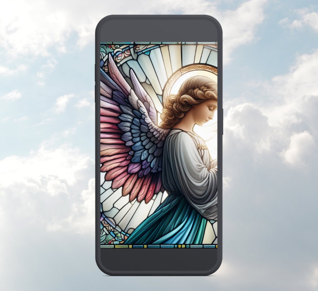 Angel Phone Wallpaper | Digital Download | Aesthetic Phone Background ...