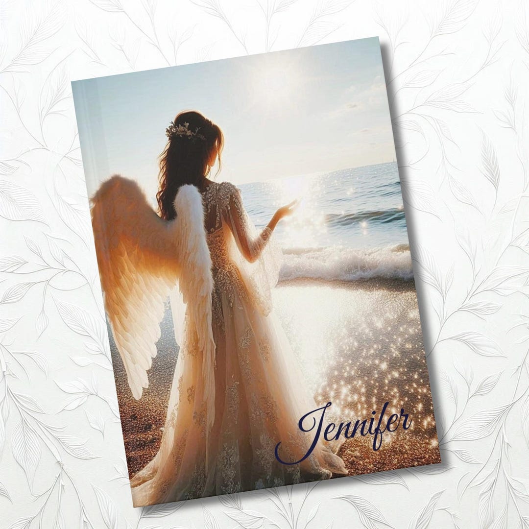 Angelic Journal Personalizable Gratitude Prayer & Spiritual Reflections ...