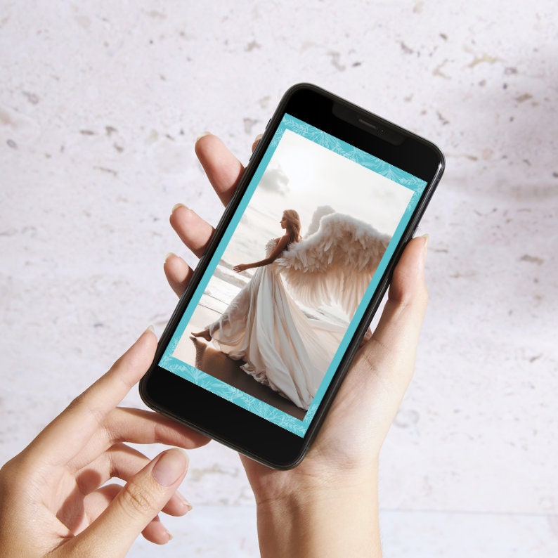 Angel Phone Wallpaper Digital Download Aesthetic Phone Background ...