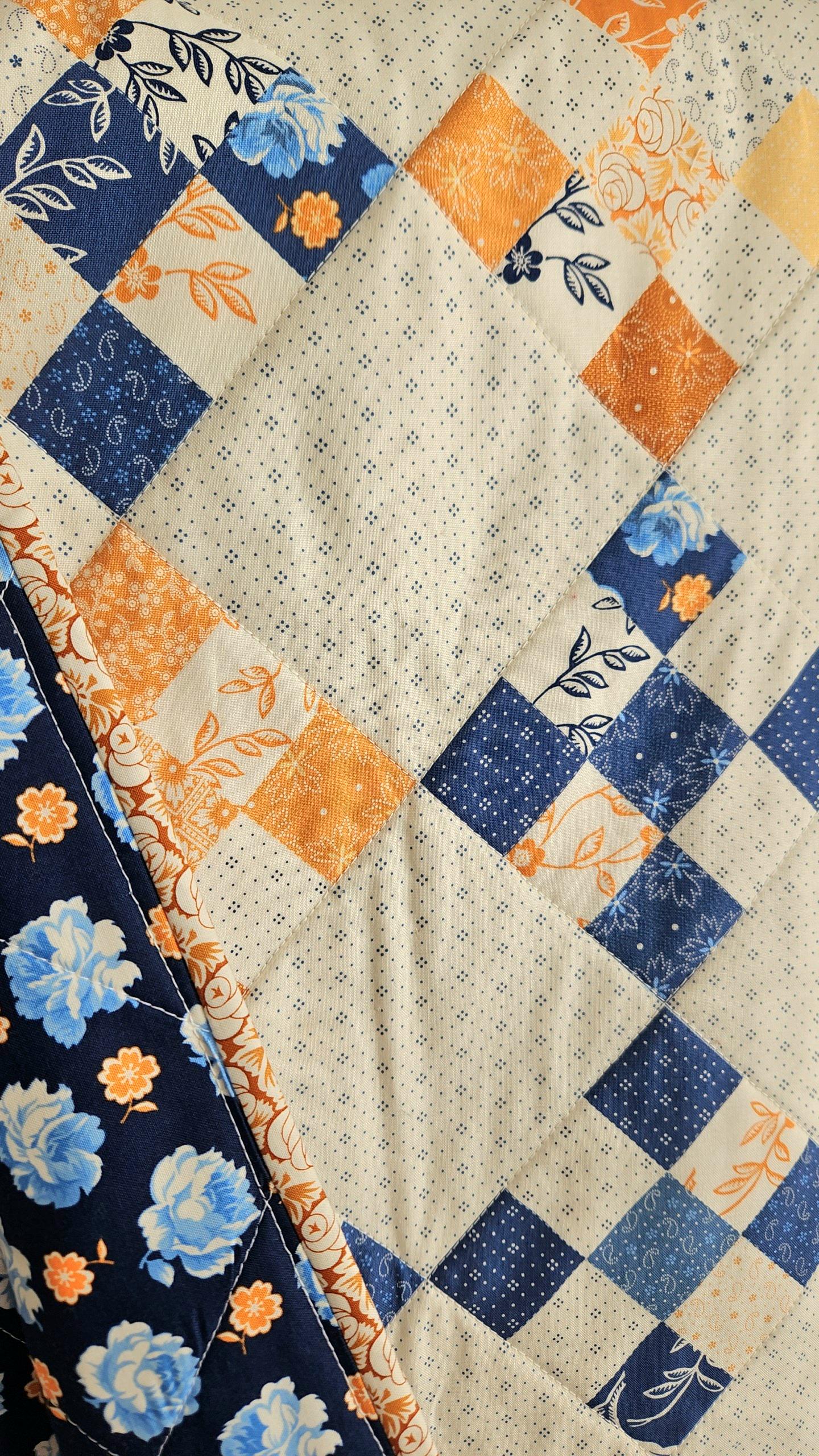Handmade Whole Cloth Quilt – Moda Denim & Daisies Fabric Collection - Etsy