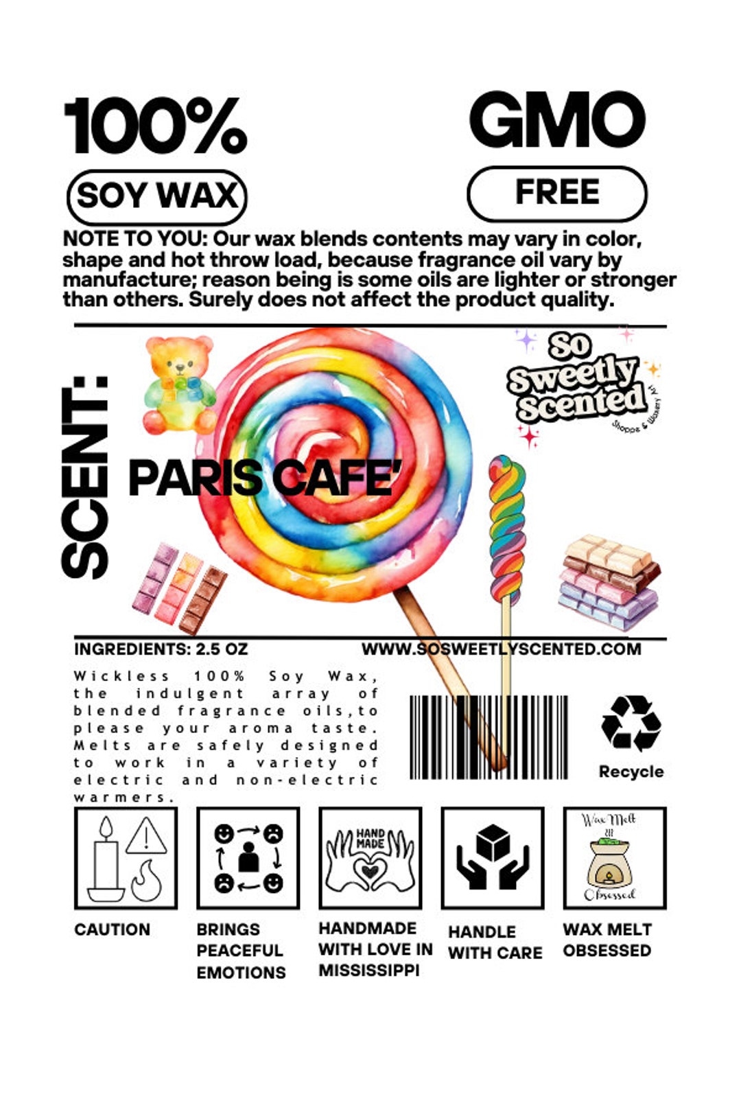 PICK 3 Mix or Match: Paris Cafe' Wax Melts - Etsy