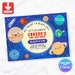 Solar System Planets Birthday Invitation Printable Editable Template ...