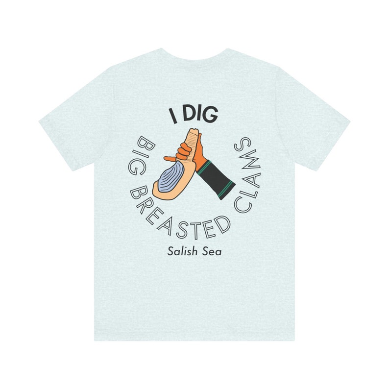 Table 6 Shaka Clam Unisex T-shirt Commercial Geoduck Diver Scuba Diving ...
