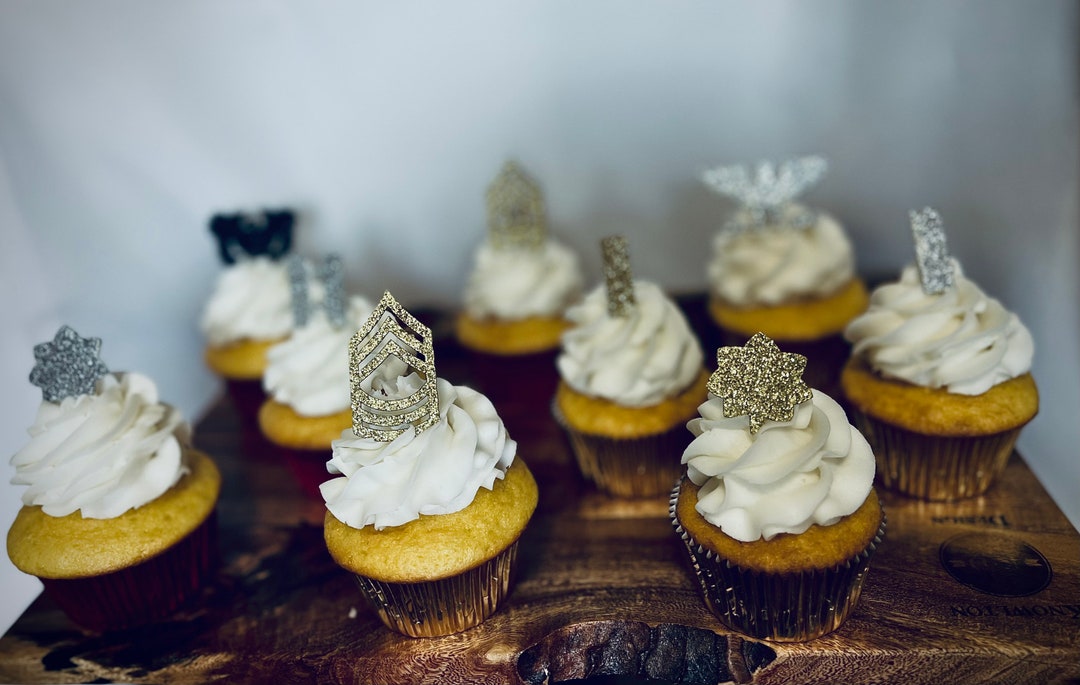 Artillery Insignia/military Rank Cupcake Topper - Etsy