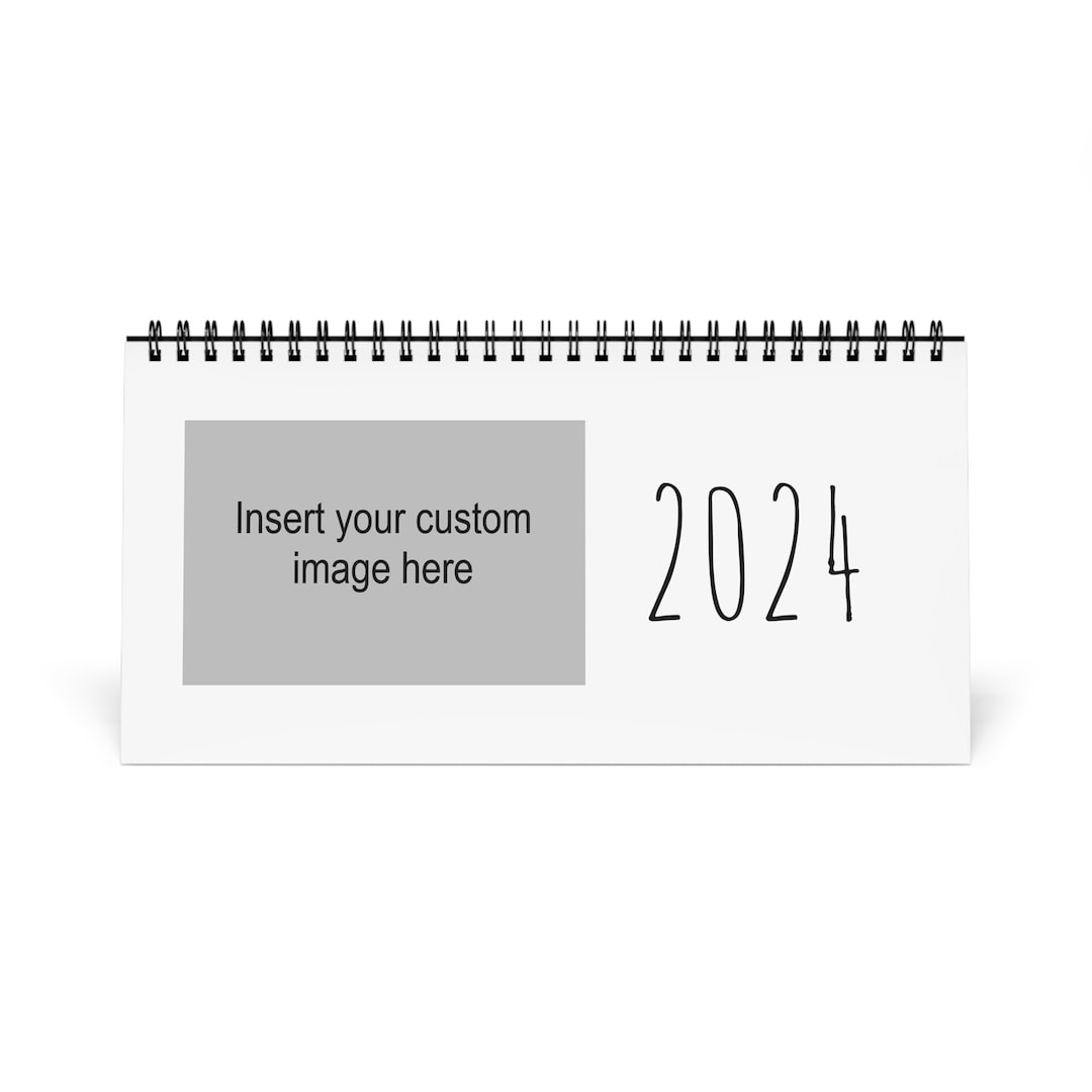 Desktop Calendar With Customisable Image for Each Month - Etsy