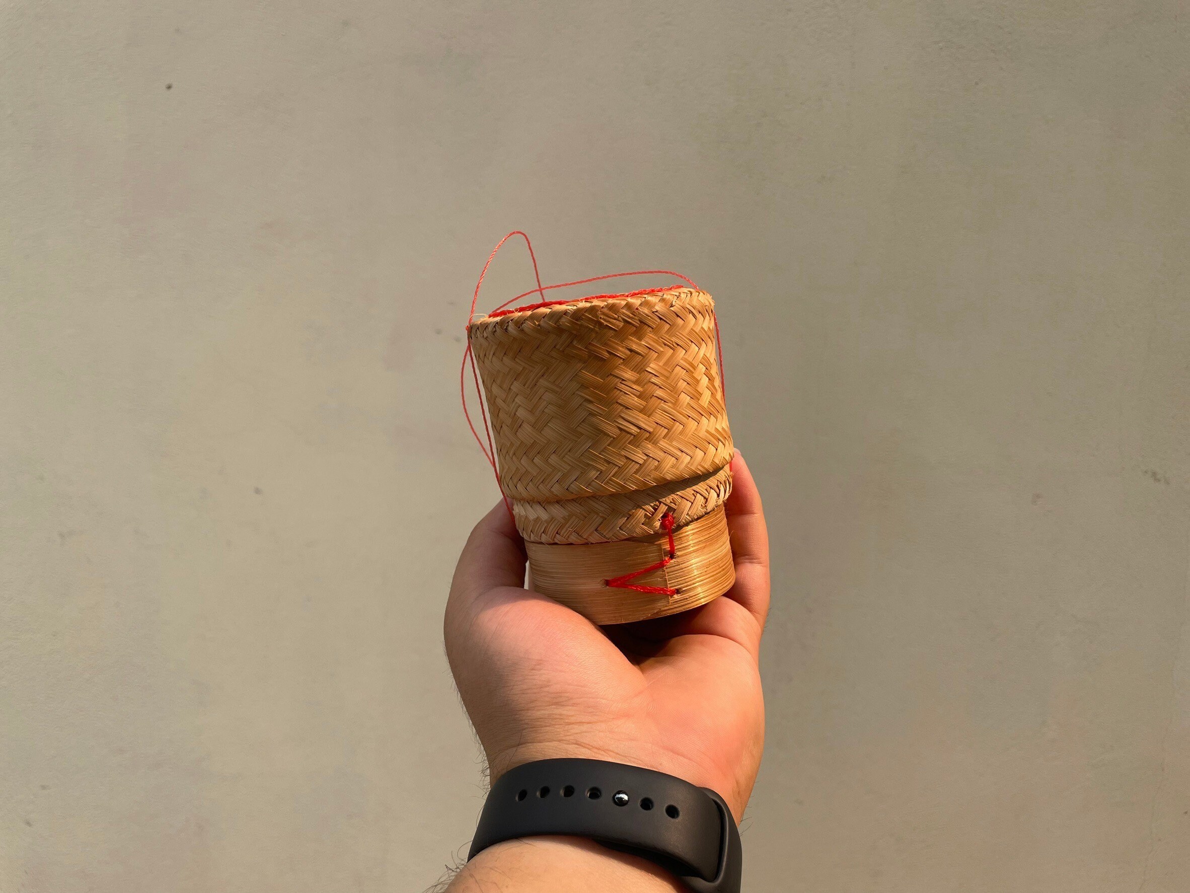 Sticky Rice Basket, Sticky Rice Compact, Still Rice Box, Handmade ...