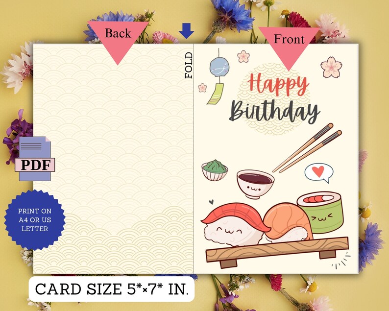Printable Birthday Card, Birthday Card Downloadable, Birthday Card ...