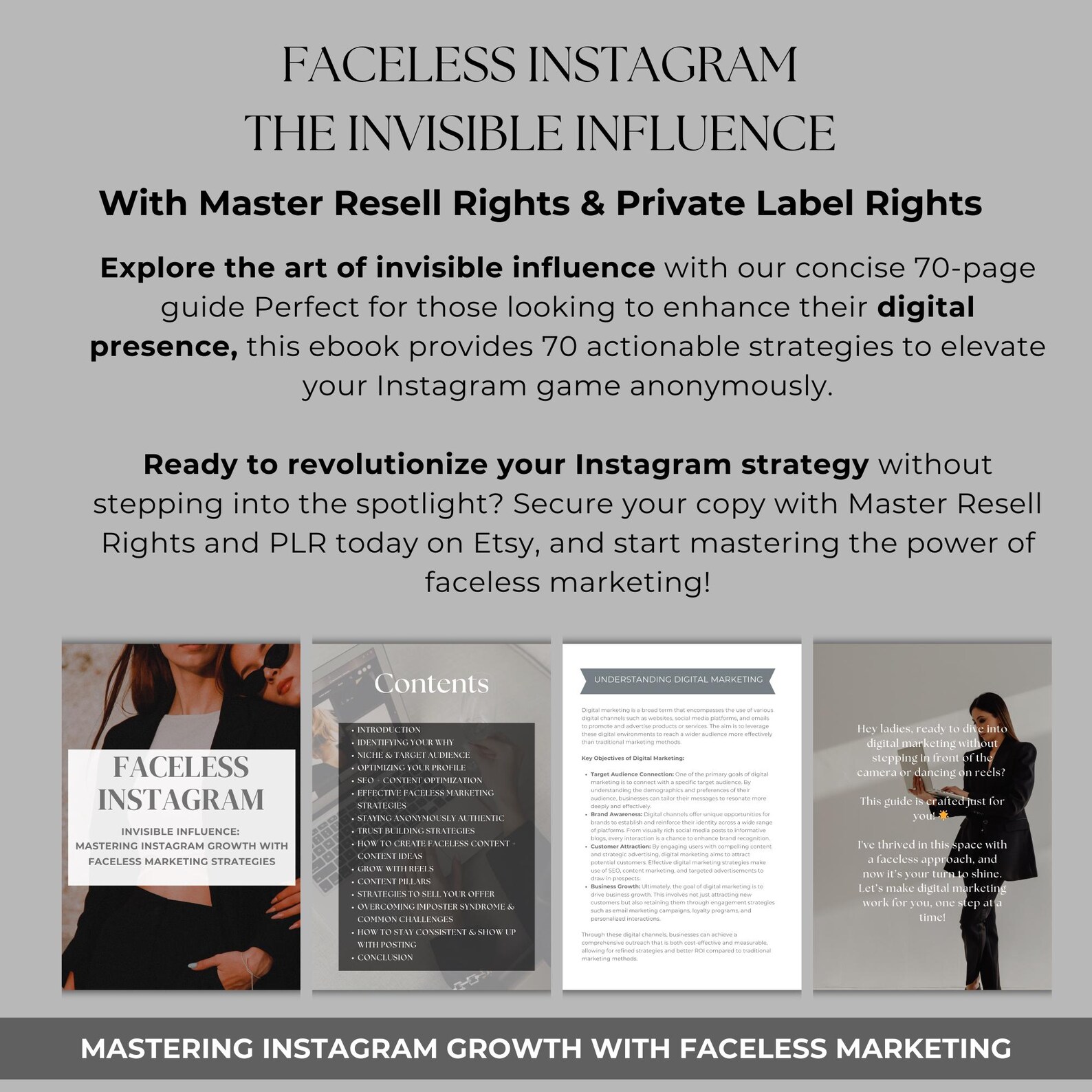 Faceless Instagram Mastery: Unlock Secret Influencer Strategies for ...