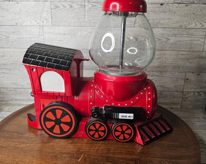 Train Gumball Machine, Vintage - Etsy
