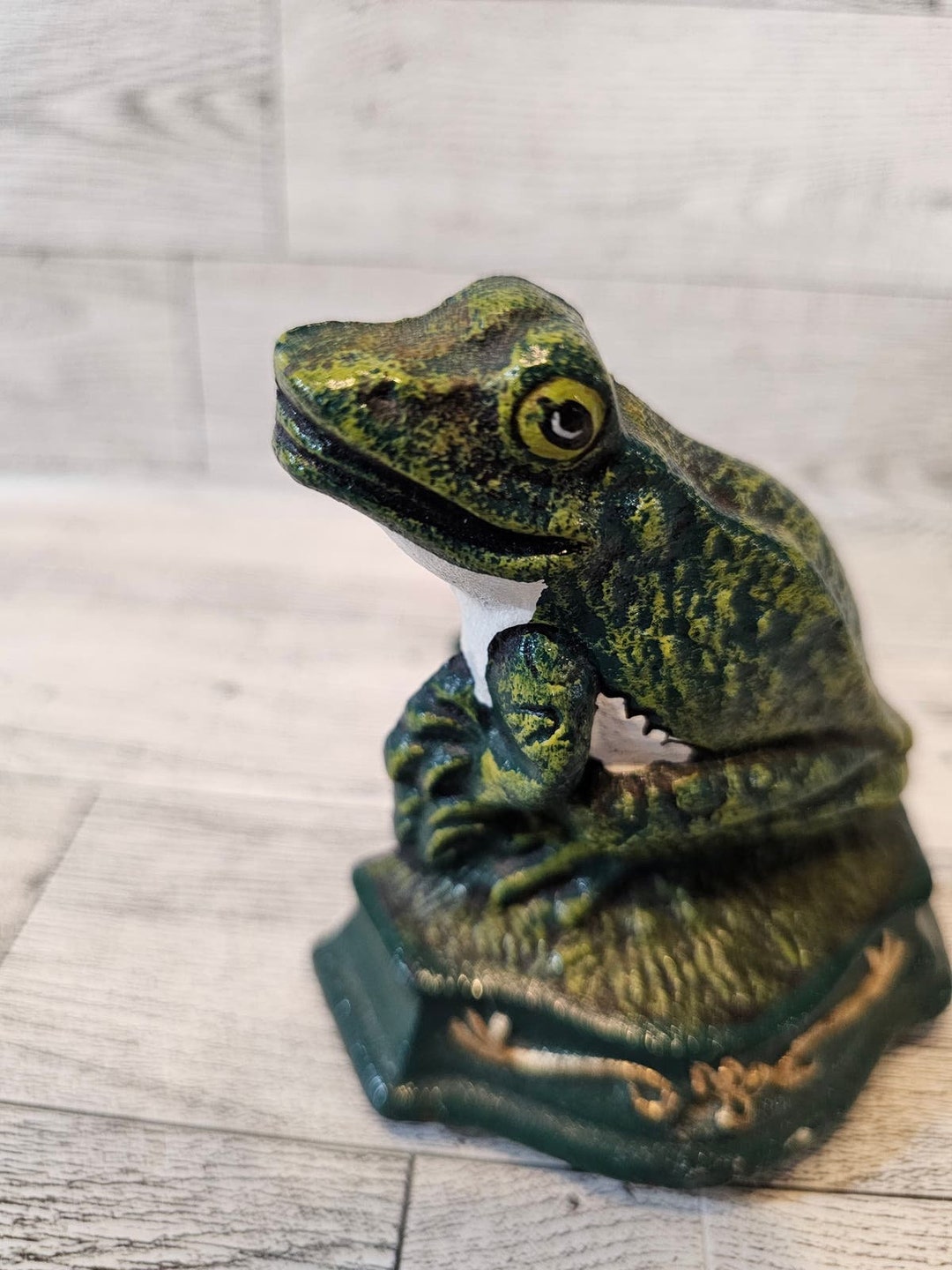 Cast Iron Frog Doorstop - Etsy