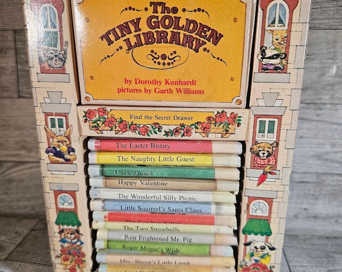 Tiny Golden Library, Vintage Mini Books - Etsy