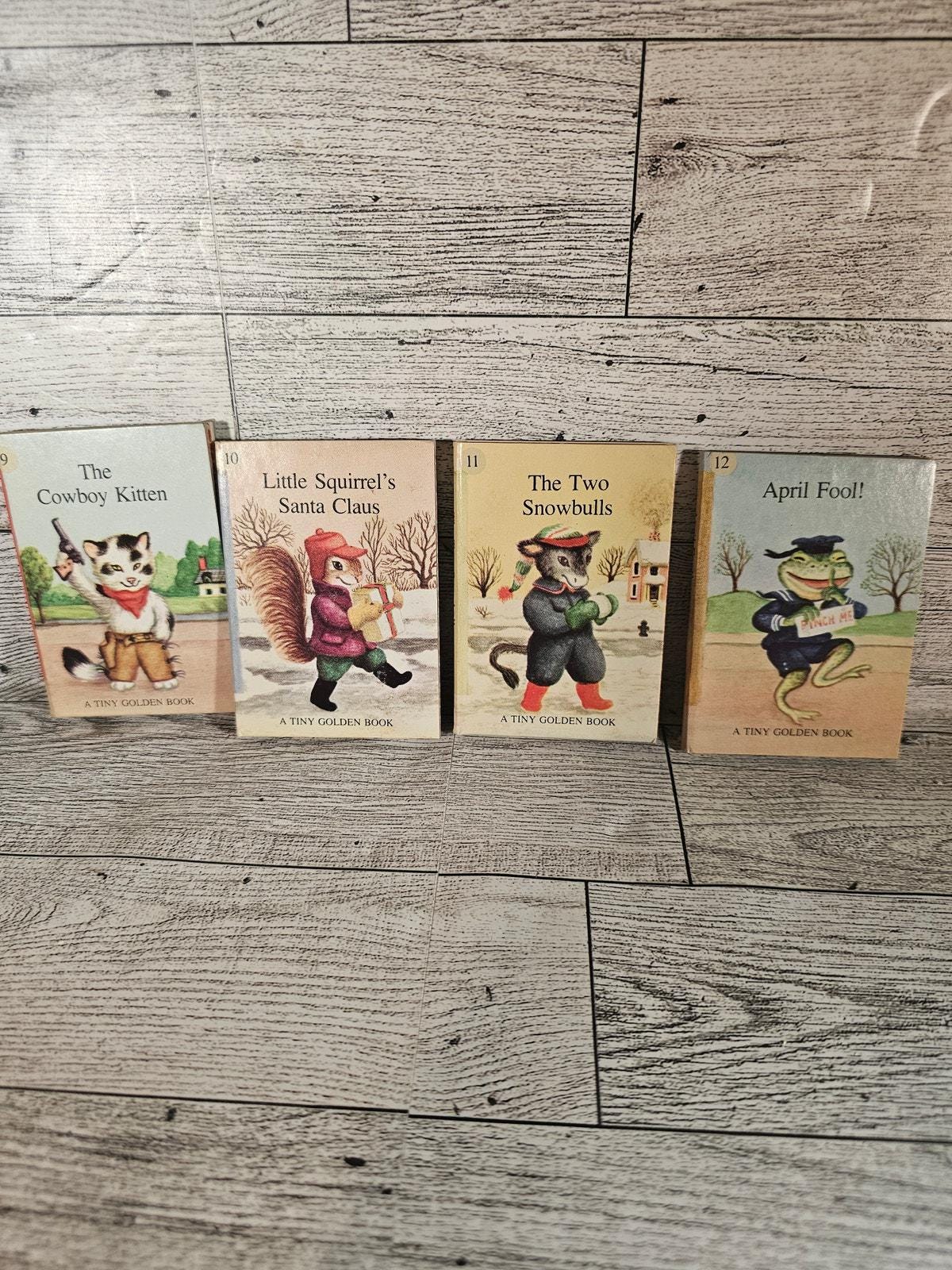 Tiny Golden Library, Vintage Mini Books - Etsy