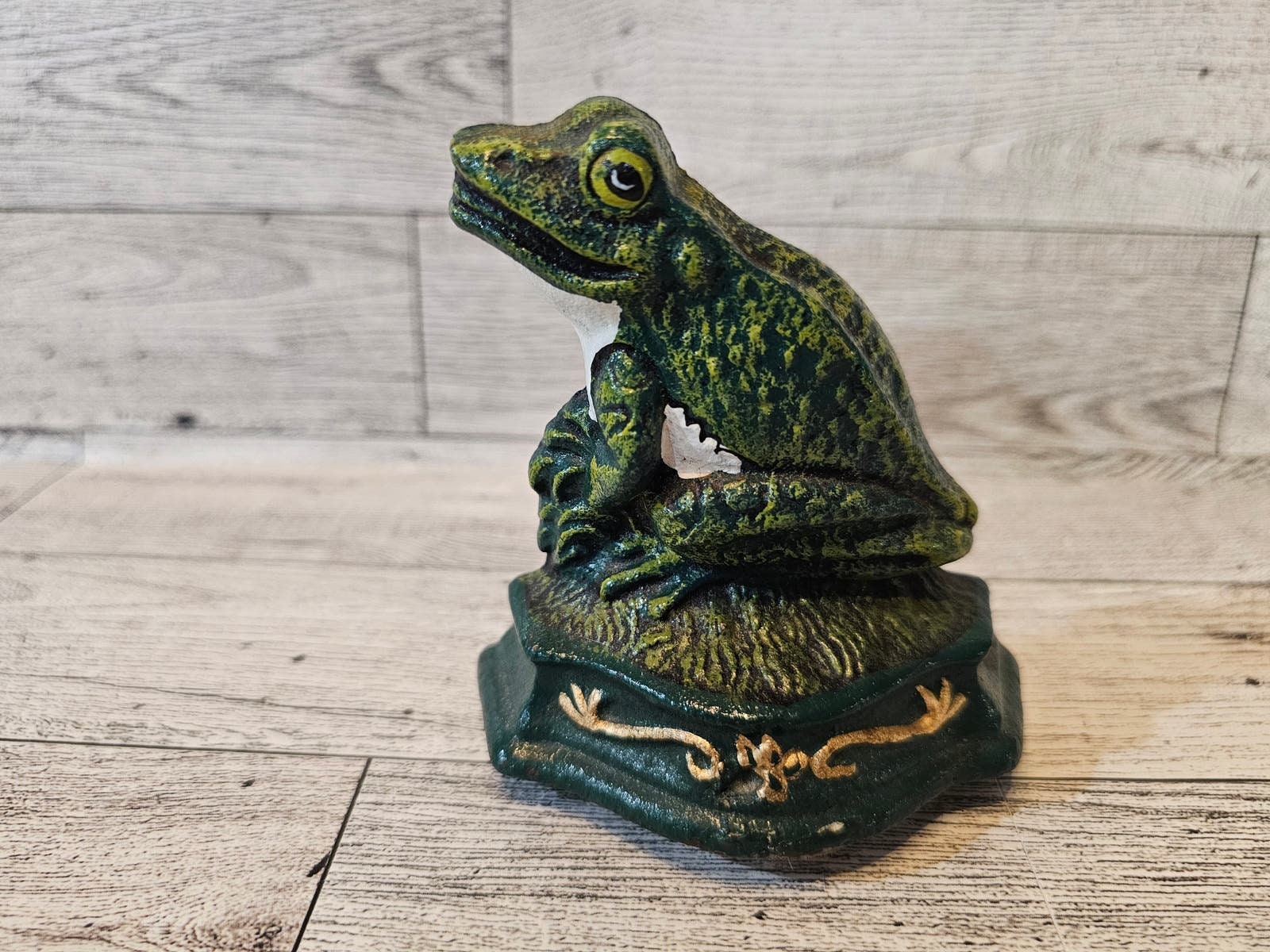 Cast Iron Frog Doorstop - Etsy