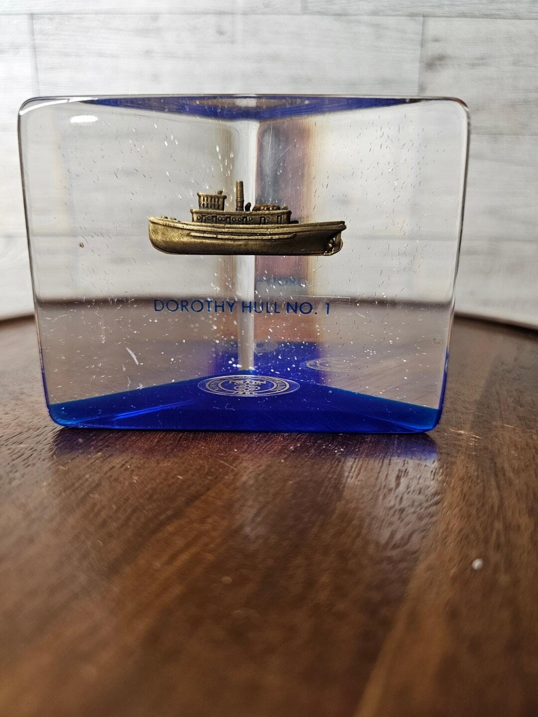 Lucite Newport News Paperweight, Dorothy Hull No 1 - Etsy