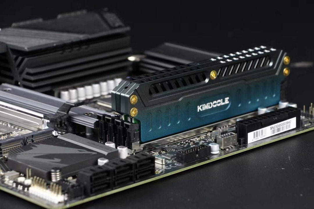 Laser Engraved Customized DDR4/DDR5 Aluminum Alloy Memory Ram Cooler ...