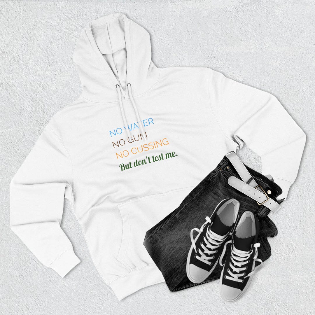 Funny Ramadan Hoodie: No Water No Gum, Muslim Fasting Humor - Etsy