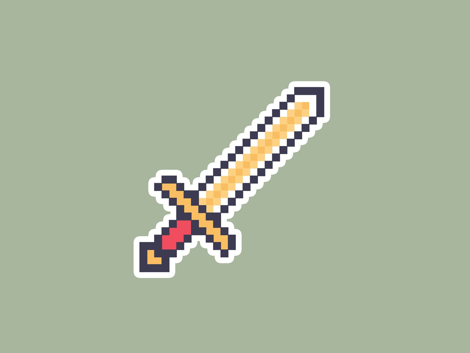 Basic Gamer Pixel Art Sticker Printables | PNG Downloadable Sticker ...