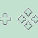 Pixel Art Green Controller Buttons | PNG Downloadable Sticker Prints ...