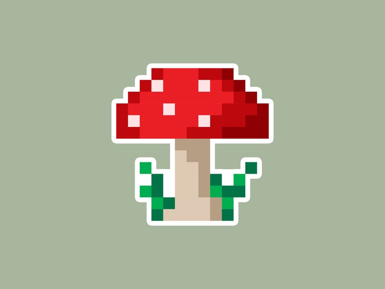 Basic Gamer Pixel Art Sticker Printables | PNG Downloadable Sticker ...