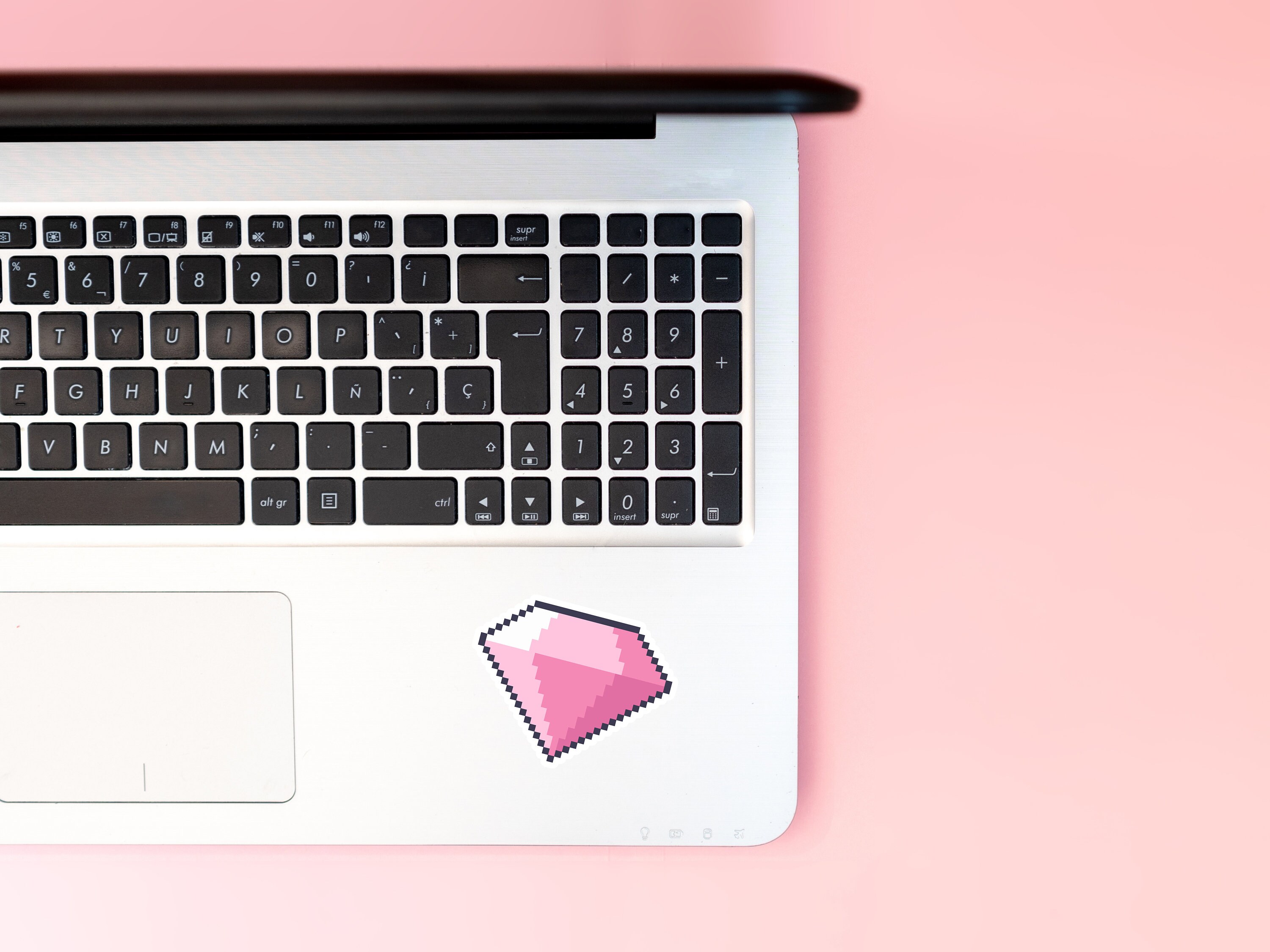 Cutsie Pink Gamer Pixel Art Sticker Printables | PNG Downloadable ...