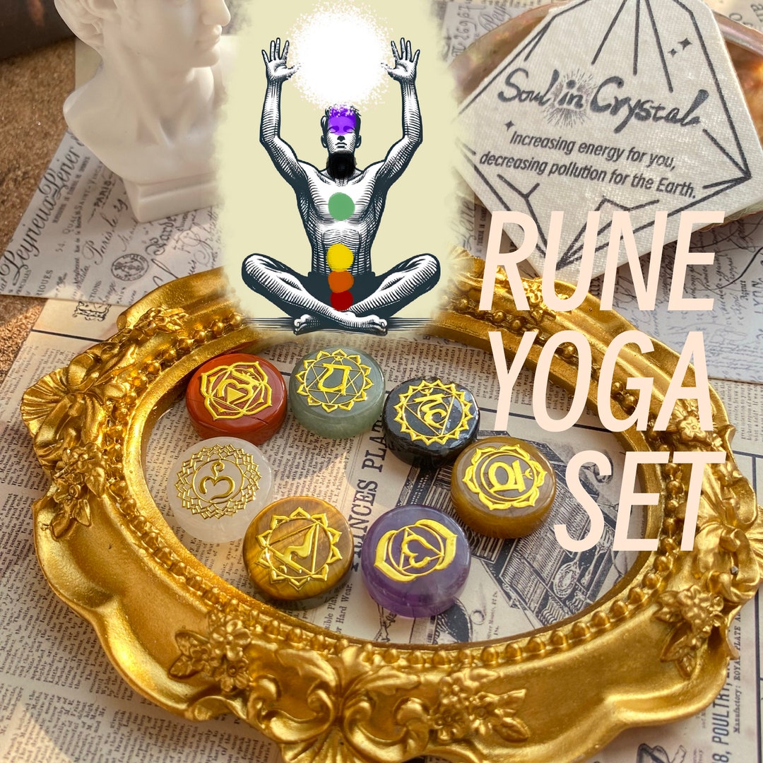 7 CHAKRA Set-rune Yoga Set-yoga Gift-kundalini-spiritual-rainbow ...