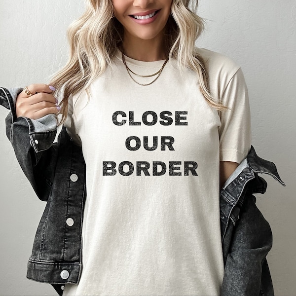 Close the Border Tee - Etsy