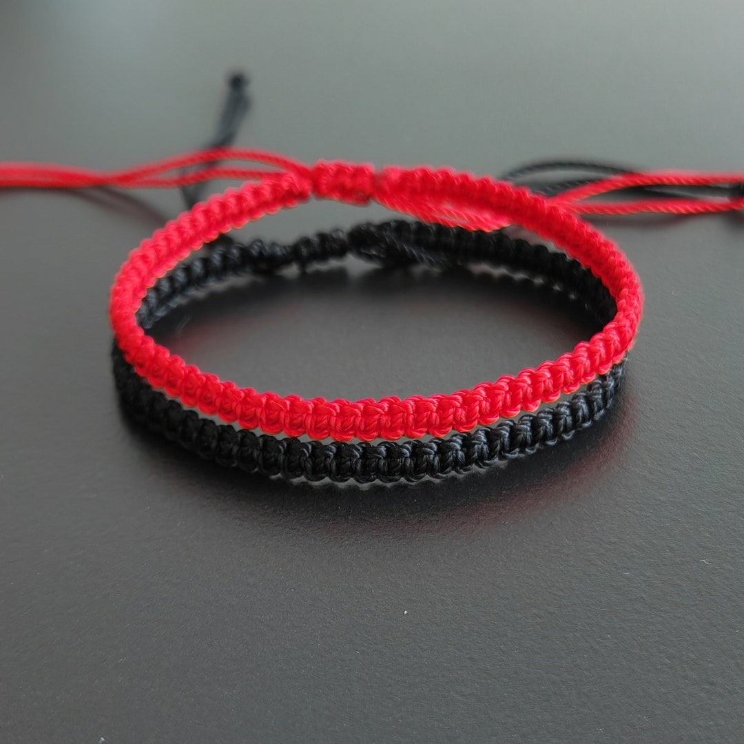 Handmade Customizable Couple Braided Bracelet Matching Partners ...