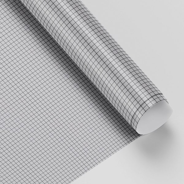 Grid Wrapping Paper - Etsy