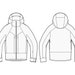 Outerwear Design Editable Flat Sketch Set - Winter Jacket Fashion ...