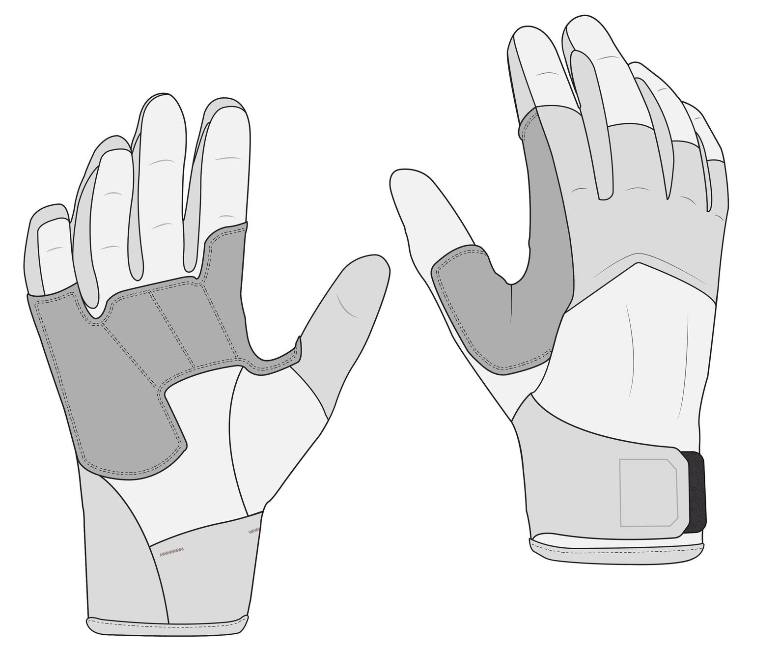 Glove Design Template: Fall Winter Fashion Illustration (adobe ...