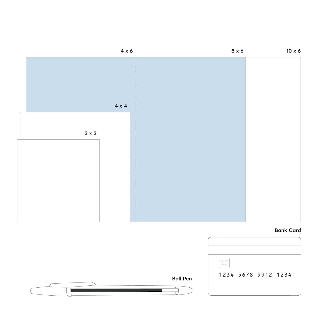 Minimal White Calendar Post-it Notepad - 8in. X 6in. - Monthly Planner ...