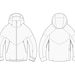 Outerwear Design Editable Flat Sketch Set - Winter Jacket Fashion ...