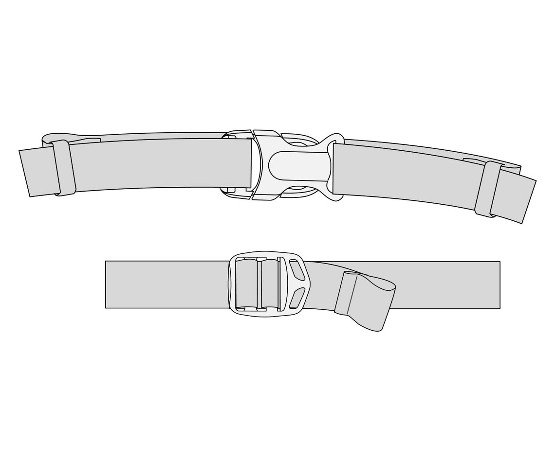 Buckles and Trims Vector Set: Fashion Accessory Illustrations (AI, EPS ...