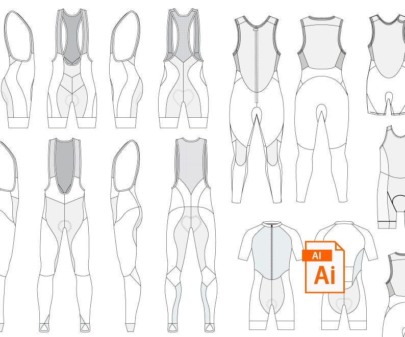 Triathlon Base Layer Design Templates - Customizable Sportswear ...