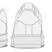 Editable Sneaker Technical Design Illustration - Side Top Back Views - Etsy