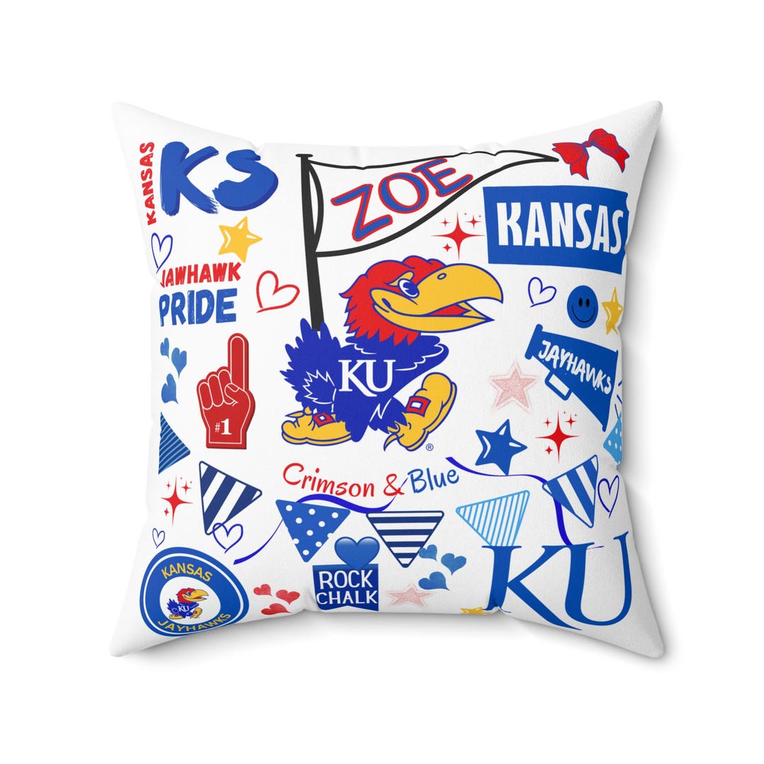 Custom College Throw Pillow: Personalized University Dorm Decor - Etsy